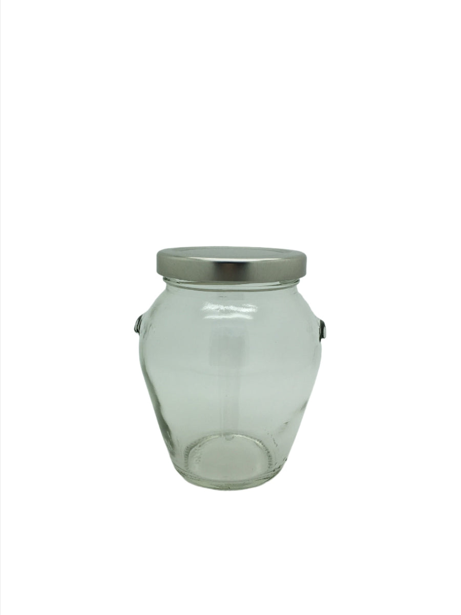 314ml Orcio Jars with 63mm Gold lids – Glass Jars and Bottles