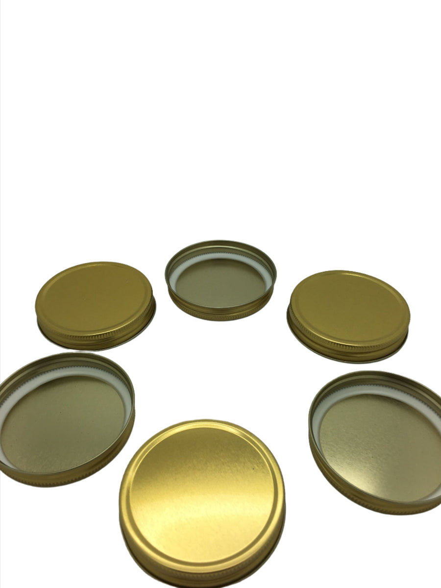Screw Lids | 70mm Gold Honey – Glass Jars and Bottles